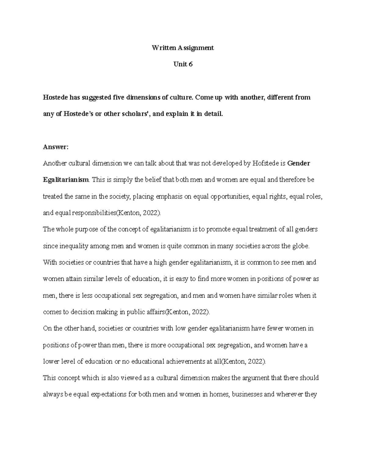 Con-B WA6 - Consumer Behaviour, week 6, unit 6, written assignment - Written Assignment Unit 6 ...