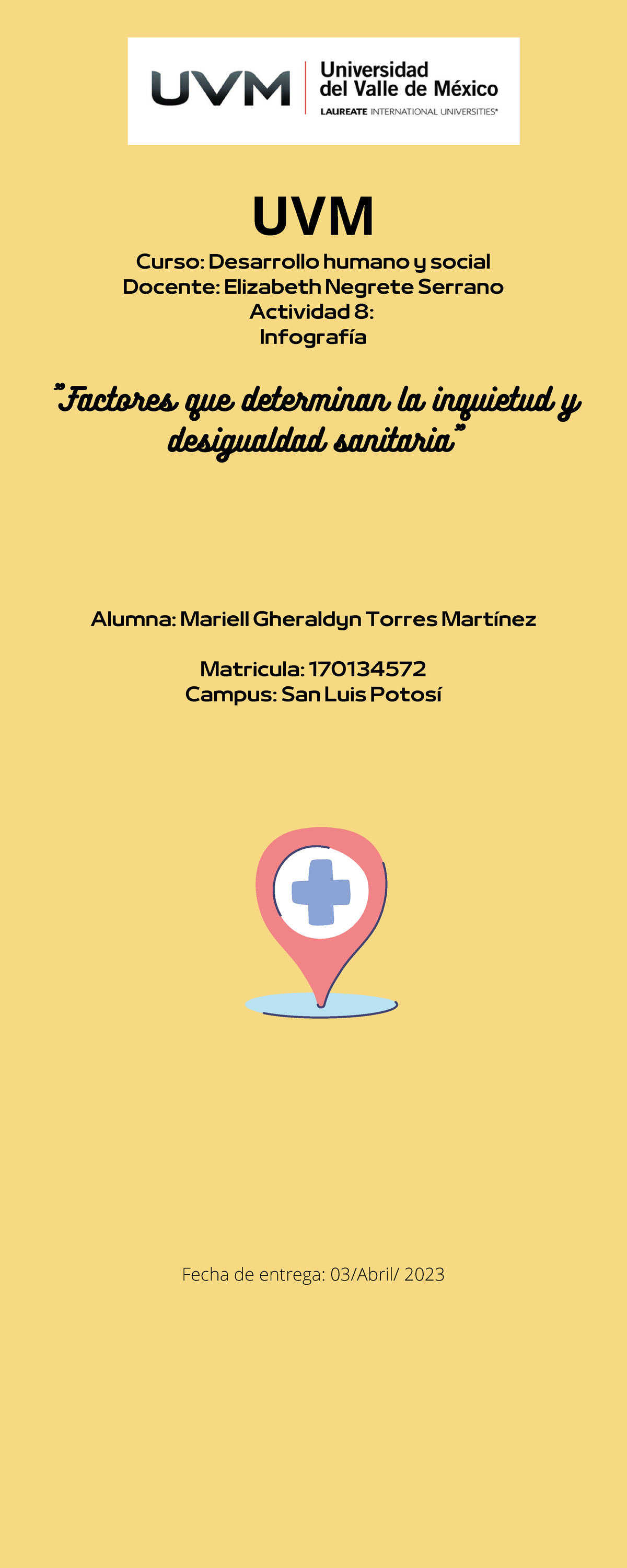 Act8 MGTM - Act - UVM Curso: Desarrollo humano y social Docente ...