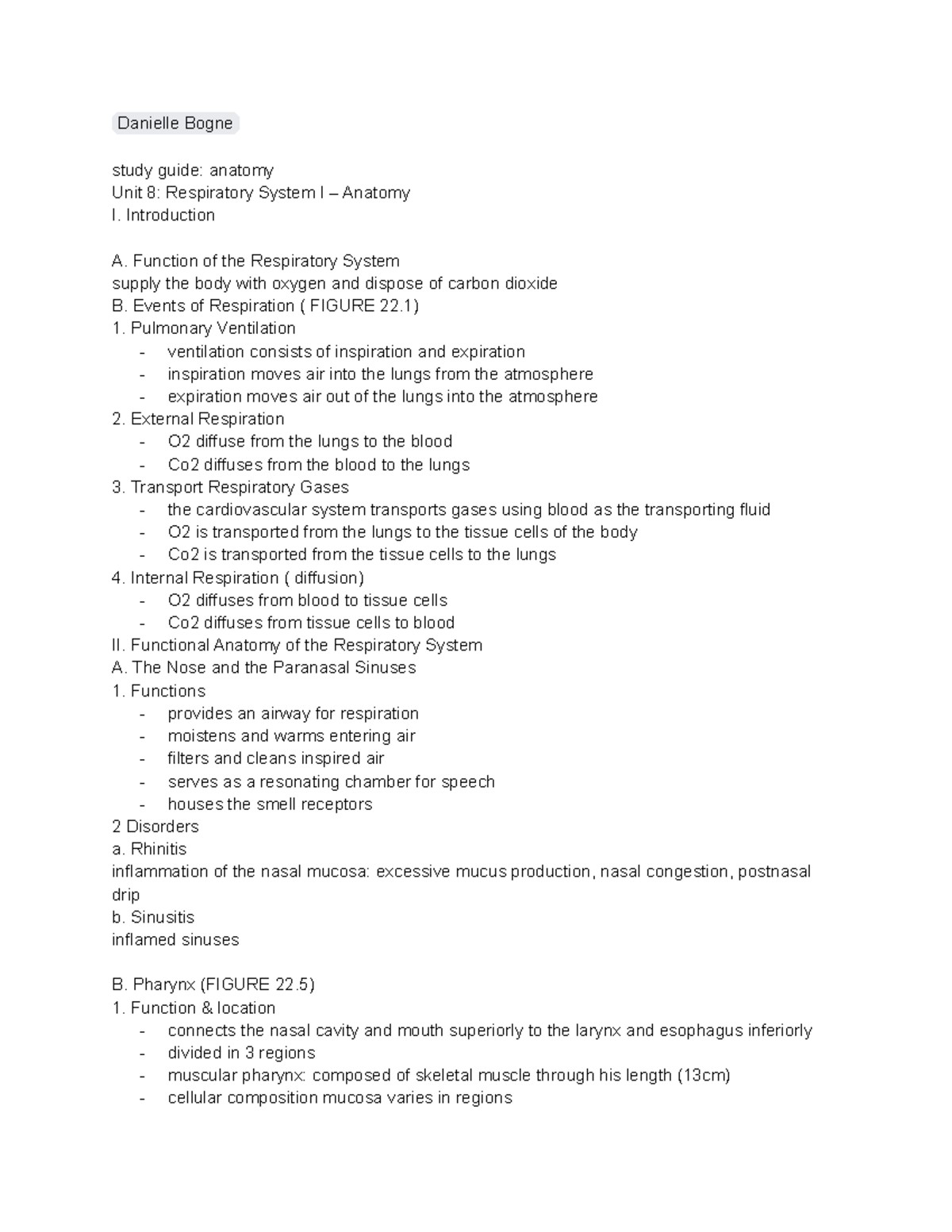 Anatomy Test On The Respiratory System Danielle Bogne Study Guide anatomy-test-on-the-respiratory-system-danielle-bogne-study-guide