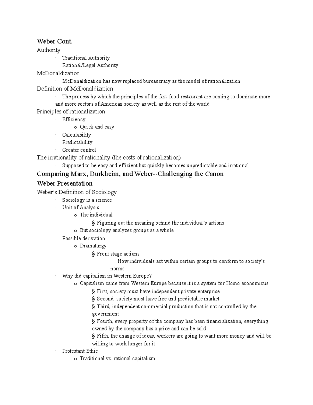 406 Notes 3 - Kurien - Weber Cont. Authority · Traditional Authority ...