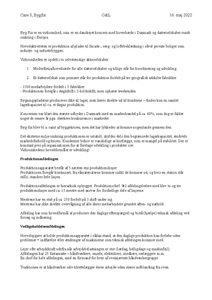 Noter til SAS Case - Case nr. 5 SAS Kosmos-Kaos o Linjeorganisation o ...
