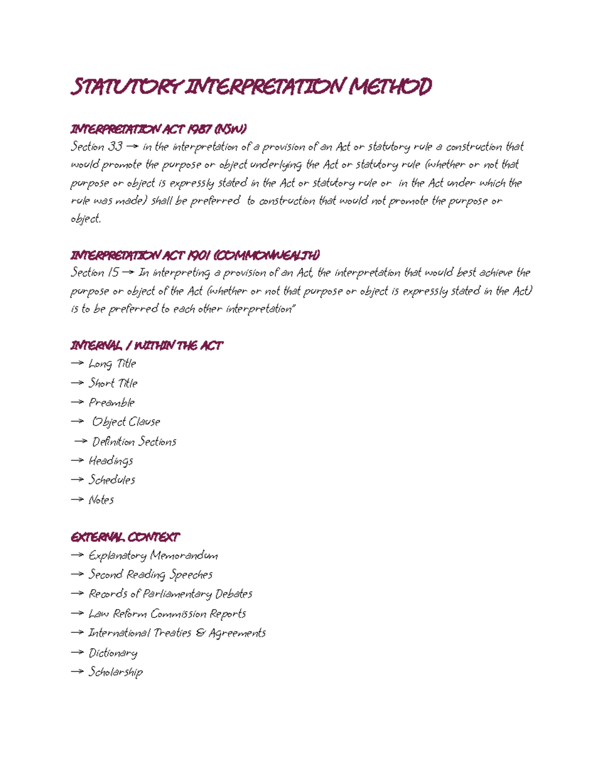 Statutory-Interpretation - STATUTORY INTERPRETATION METHOD ...