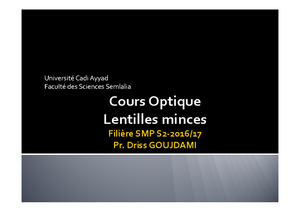 Exercices corrigés de l'optique géométrique - Optique Exercice G2-01 ...