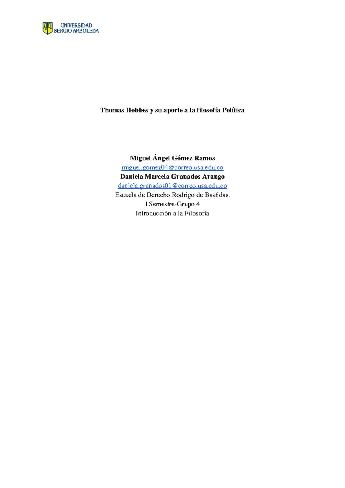 Thomas Hobbes y su aporte a la filosofía política-convertido - Thomas ...