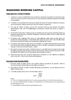 Approaching afm - ACCA AFM - How to approach the Advanced Financial ...