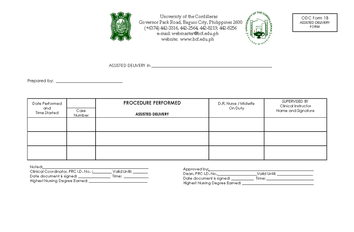 UC-CON-PRC- Template - Additional knowledge - University of the ...