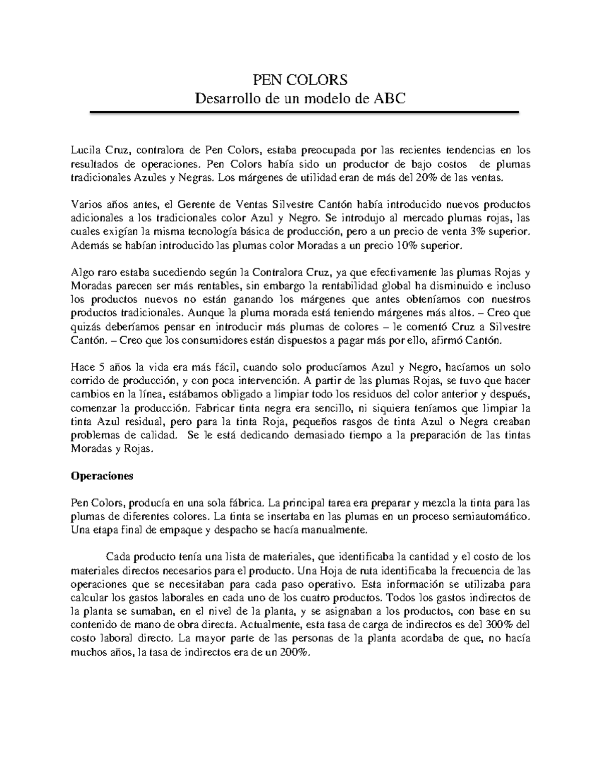 PEN Colors - ESPERO LE SIRVA - PEN COLORS Desarrollo de un modelo de ...