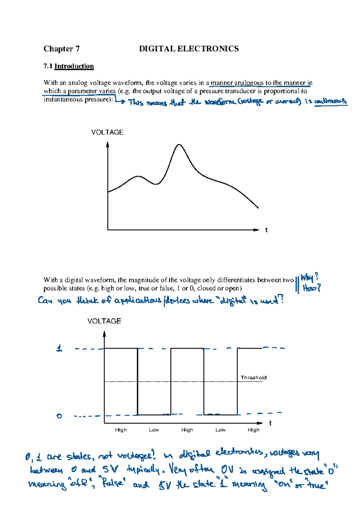 Chapter 7 -Digital-Anottated - Chapter 7 DIGITAL ELECTRONICS 7 ...