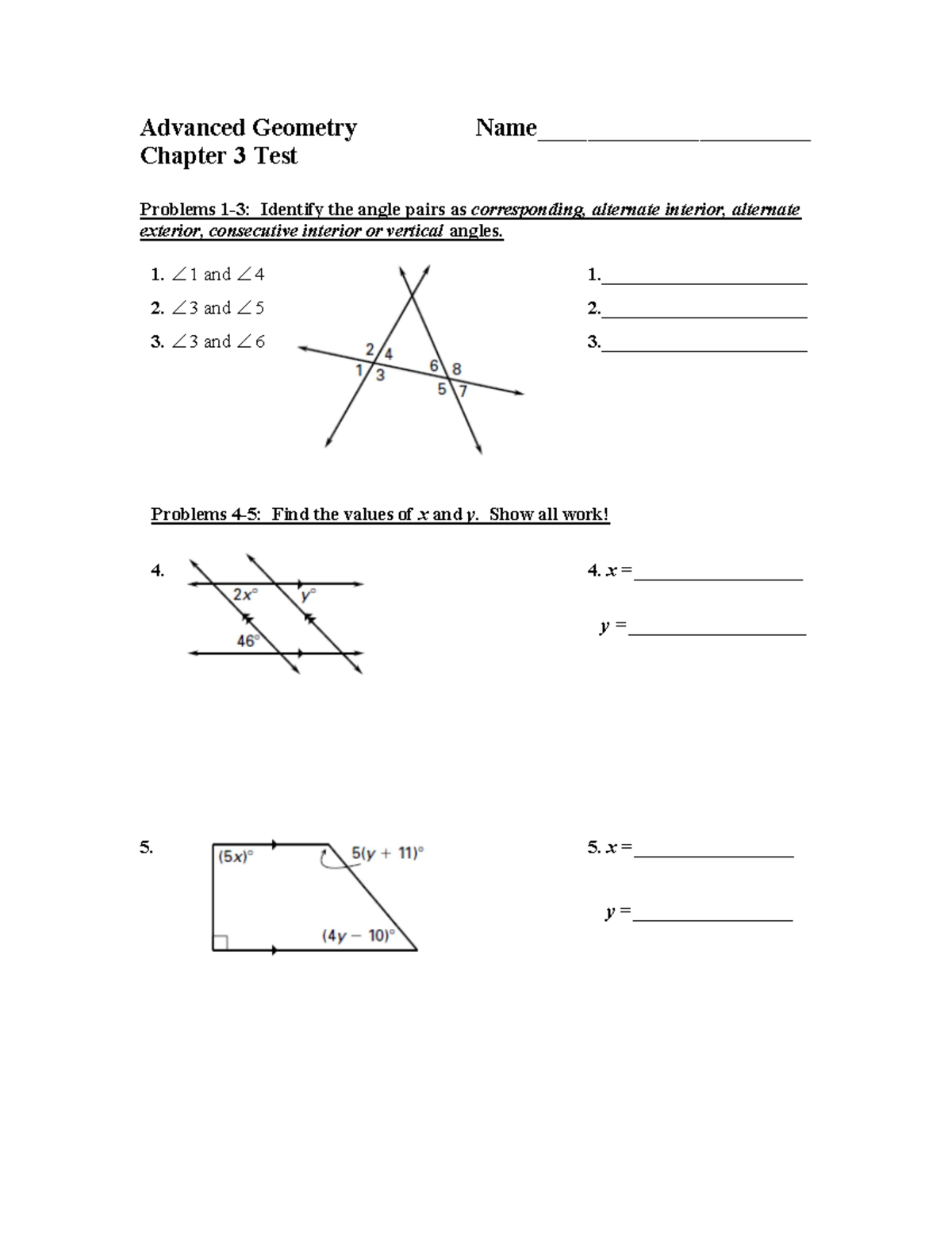 jhmmmmasdfasdfsedfa - Advanced Geometry Name ...