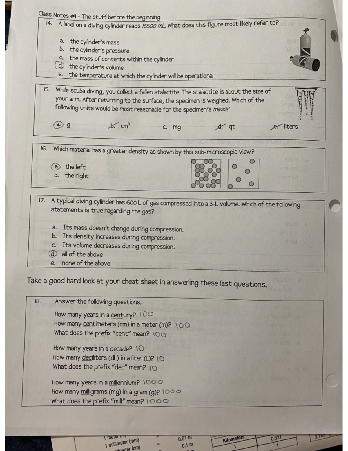 practice materials - CHM 130 - Studocu