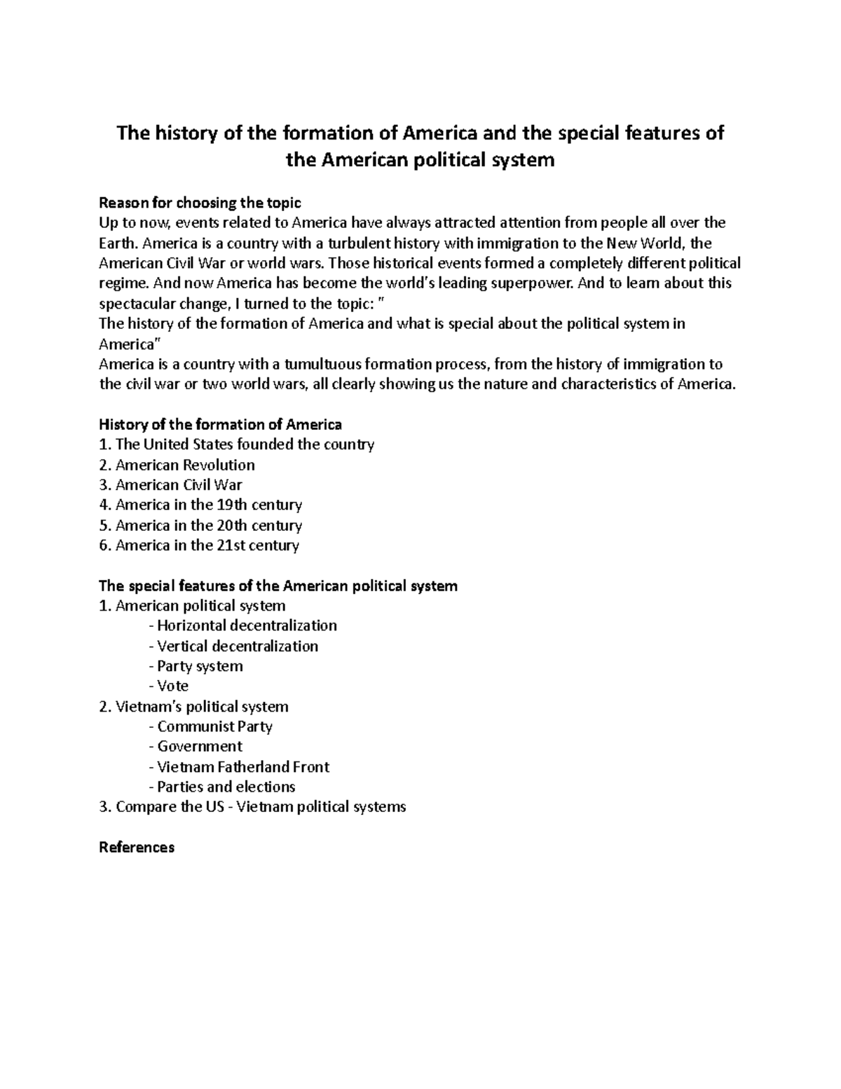 History of the US - Summaries of US - The history of the formation of ...