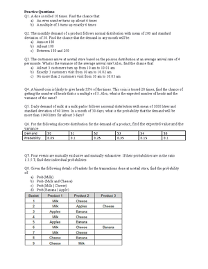 QM Quiz 3 Solution - quiz - Quantitative Methods - Studocu