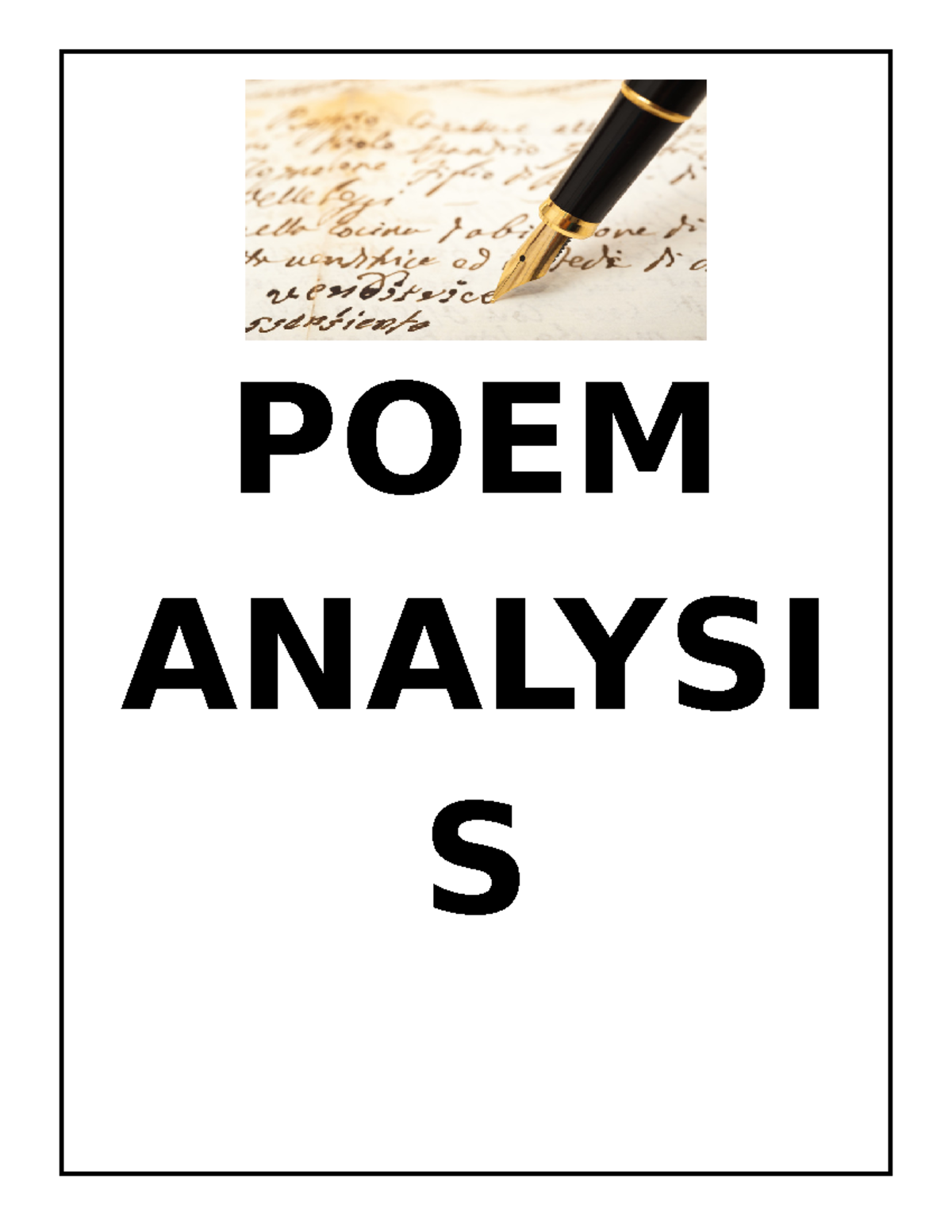 Elegy For Jane - POEM ANALYSI S NOTES: Back story: Throughout this poem ...