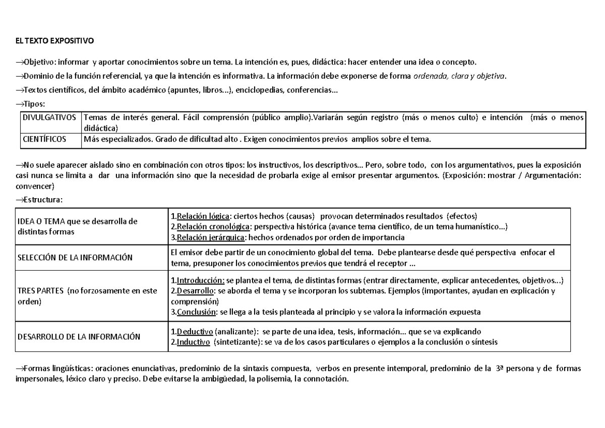 Texto Expositivo - Warning: TT: undefined function: 22 Warning: TT: undefined function: 23 EL ...