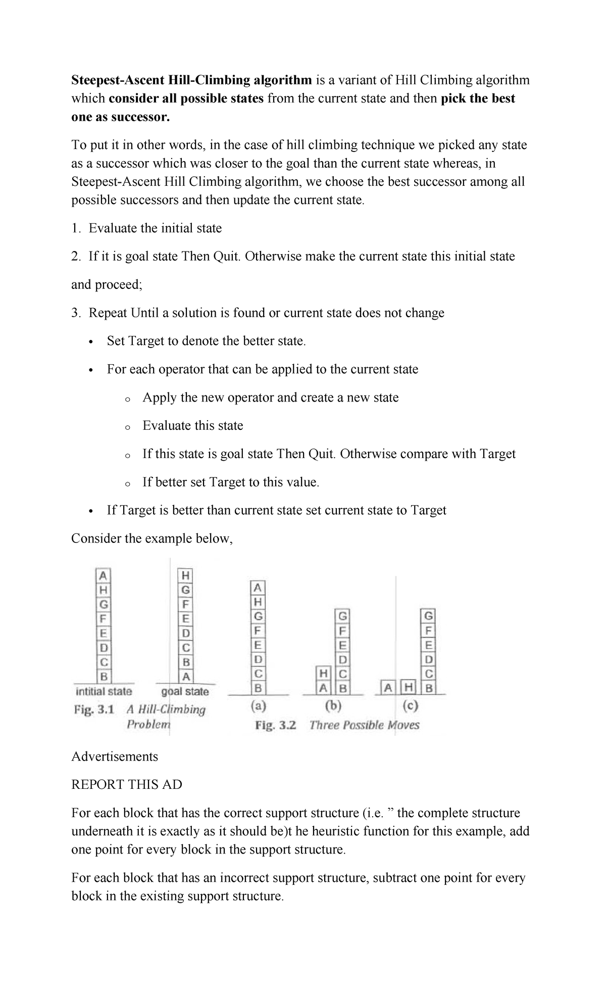 Steepest - full notes - Steepest-Ascent Hill-Climbing algorithm is a ...