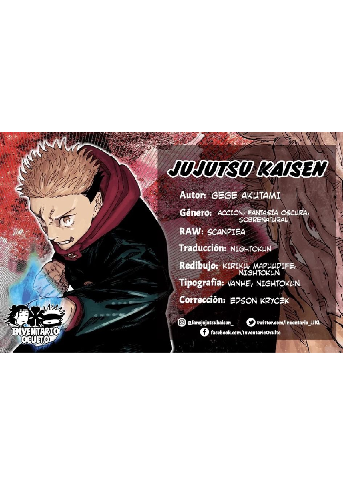 JK 246-254 - Ent - JUJUTSU KAISEN Autor: GEGE AKUTAMI Género: ACCIÓN ...