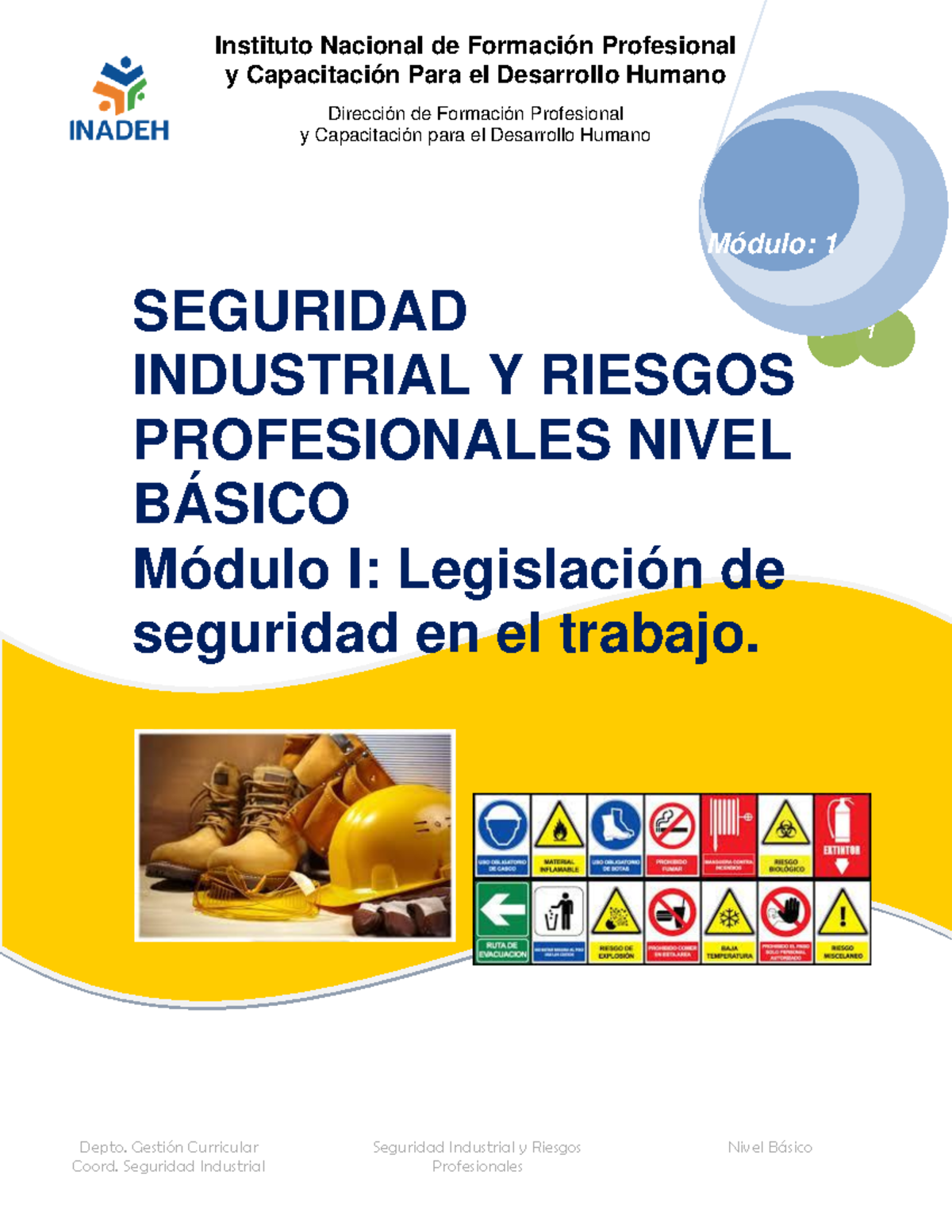 1-Manual de Seguridad Industrial y Riesgos Profesionales nivel básico módulo I - Instituto ...