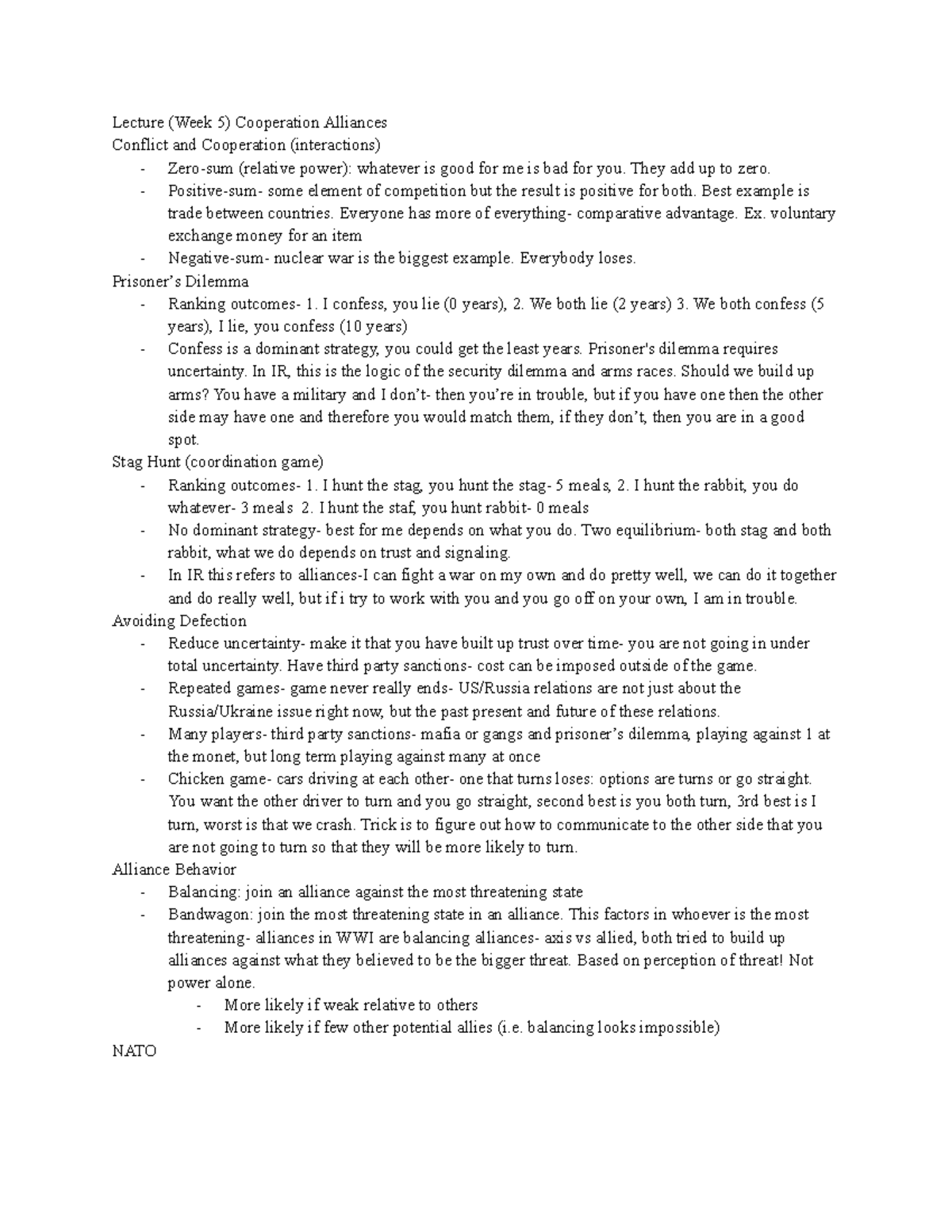 PS 280 Chapter 3 - Taught by Nicholas Grossman. Full semester in-person ...