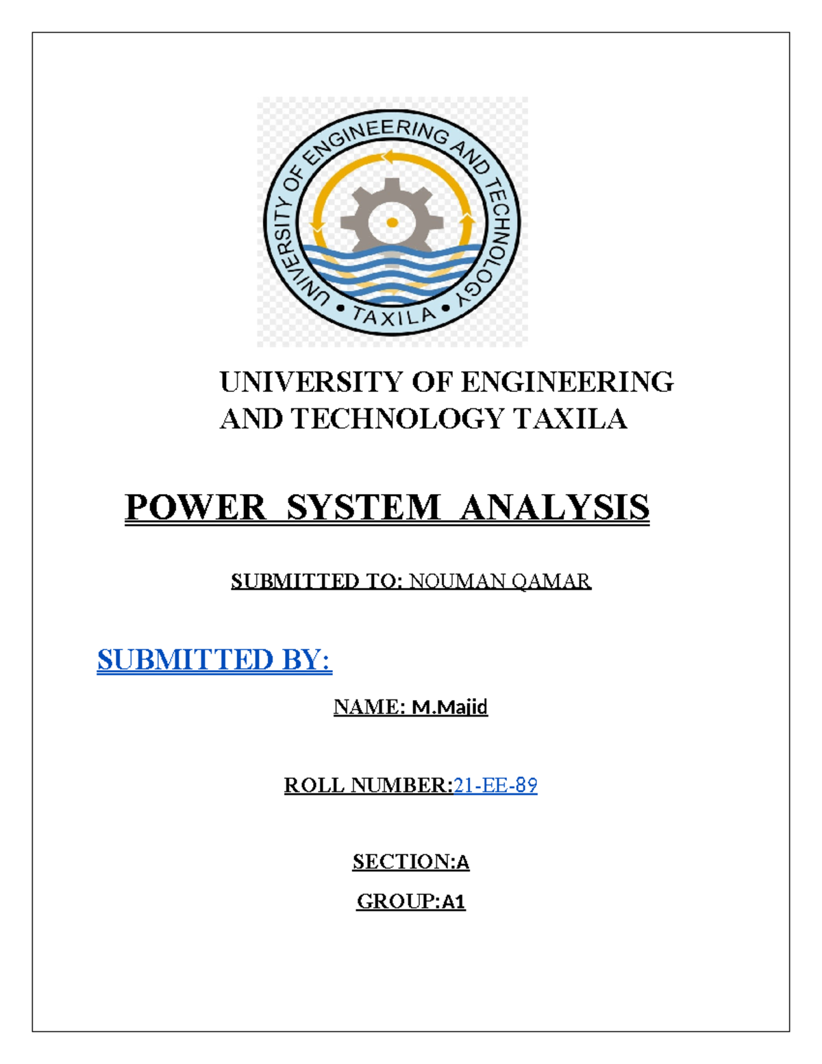 PSA Manual 3 - Very good notes - UNIVERSITY OF ENGINEERING AND ...