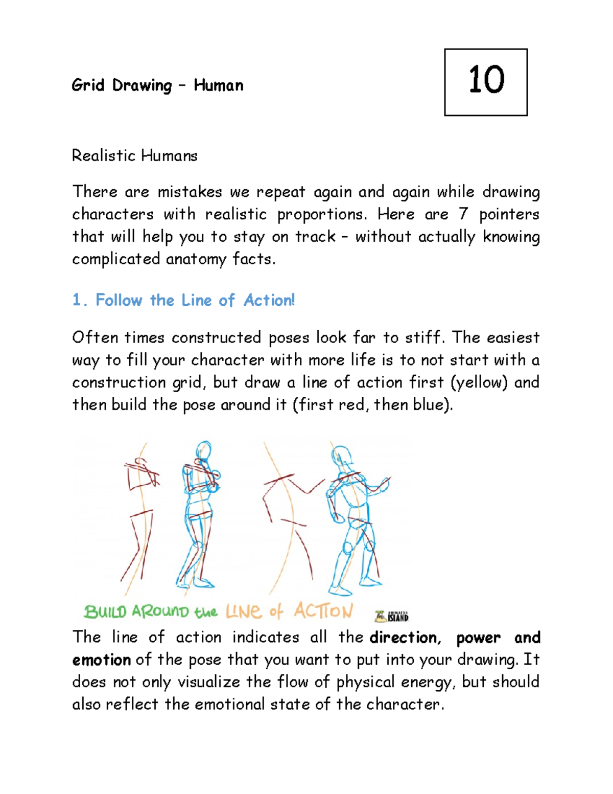 Grid drawing human - Grid Drawing – Human Realistic Humans There are ...