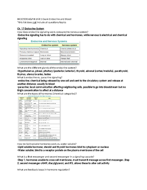 Endocrine Concept Map Answers - Endocrine Concept Map Answer Key 1 ...