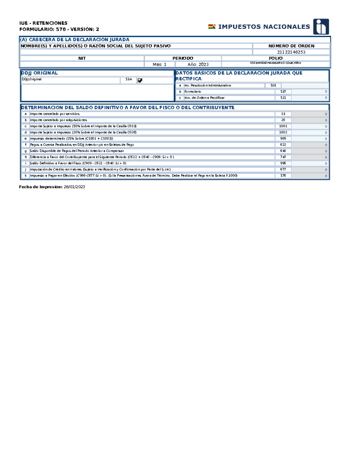 Form570 - pdf - IUE - RETENCIONES FORMULARIO: 570 - VERSIÓN: 2 (A ...