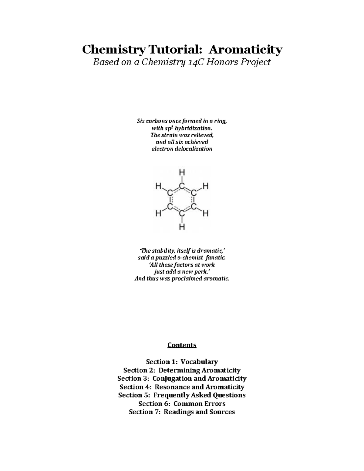 Aromaticity - Professor - Steven Hardinger - Chemistry Tutorial ...