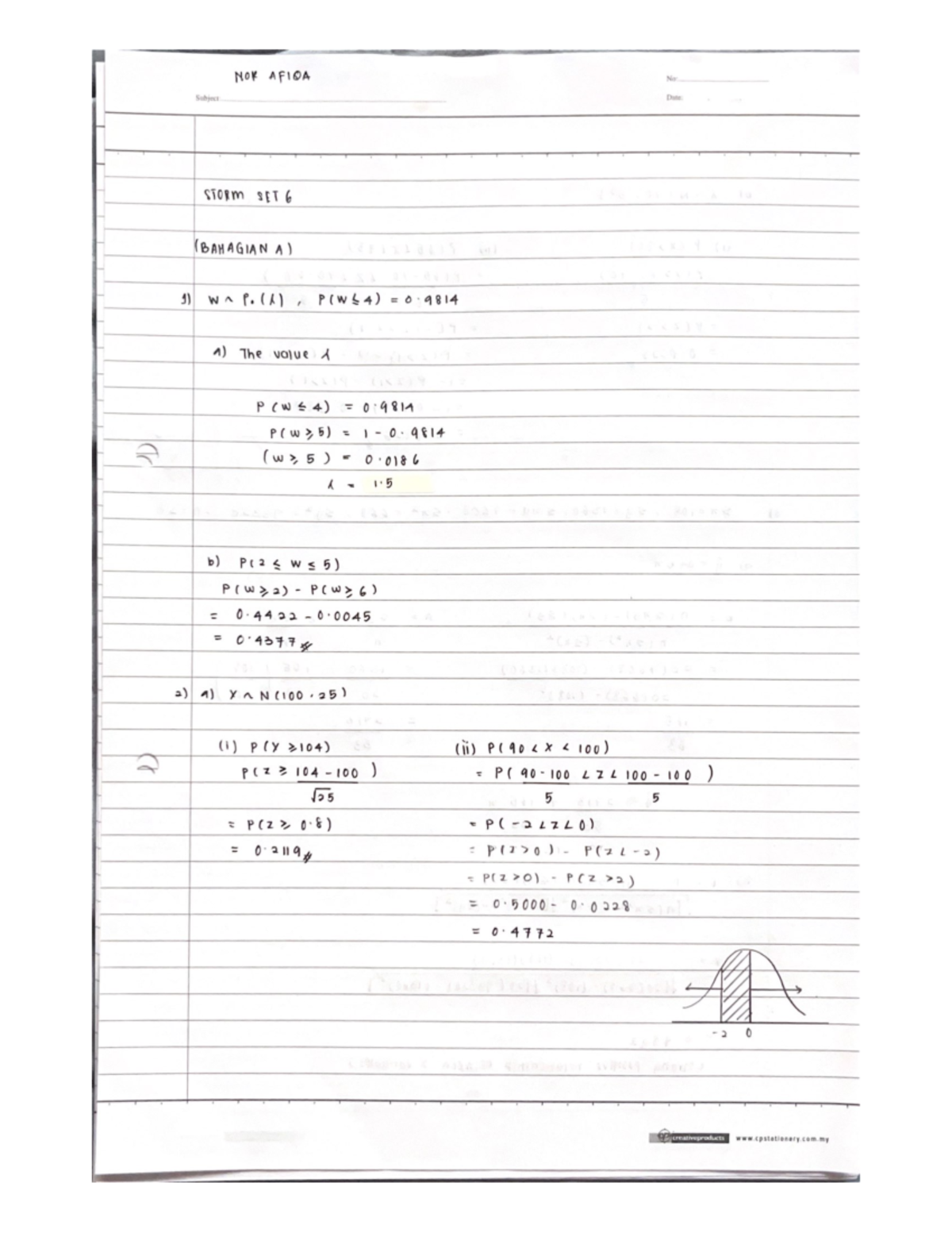 Storm set 6 - mathematic 2 - Studocu