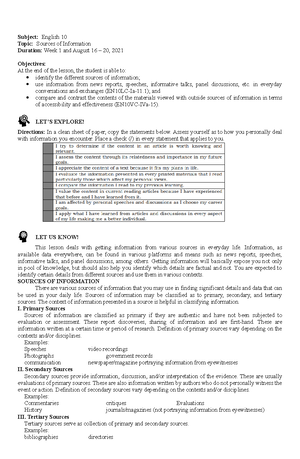 Module 3 lesson 4 - edcational - CLARENDON COLLEGE Odiong, Roxas ...