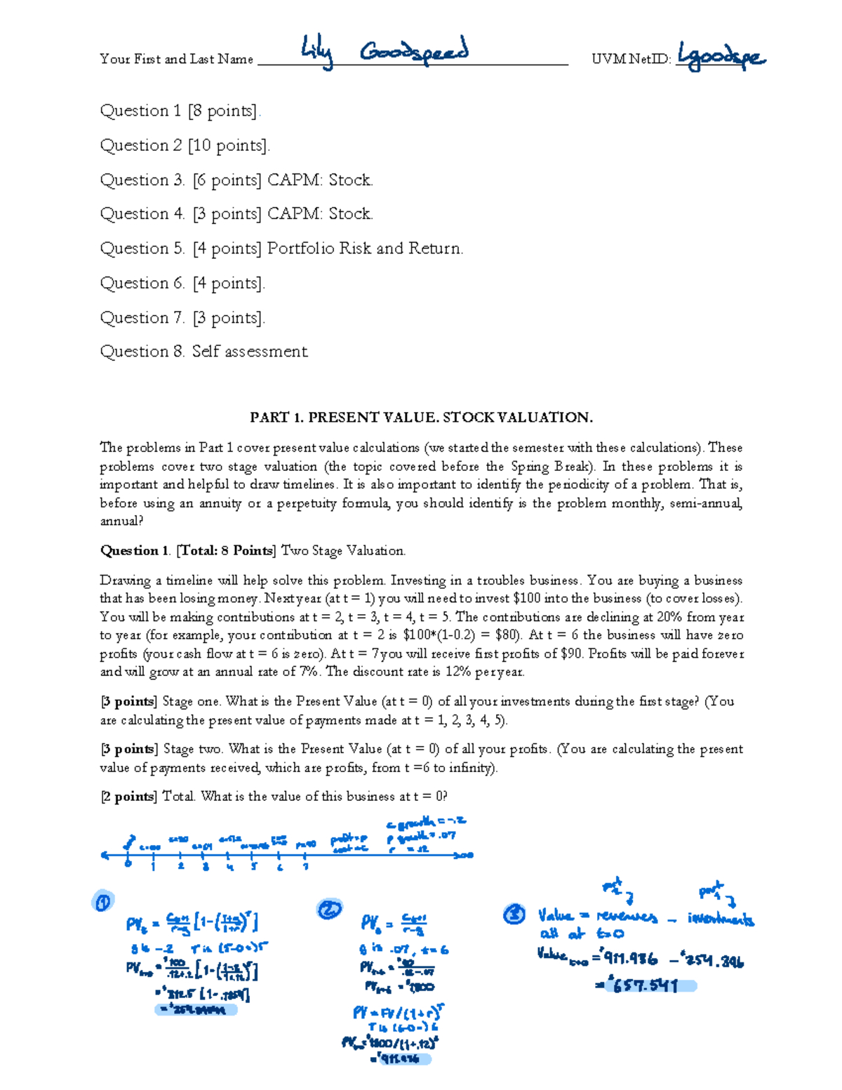 BSAD 180 final - Ukhov: with answers - Your First and Last Name - Studocu