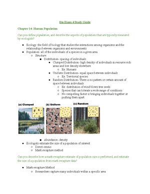 BIO 109- Final Exam Studyguide - Bio 109 Final Exam Study Guide ...