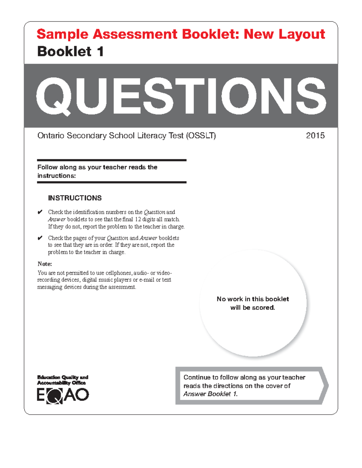 Practice Booklet 1-question - QUESTIONS Ontario Secondary School ...