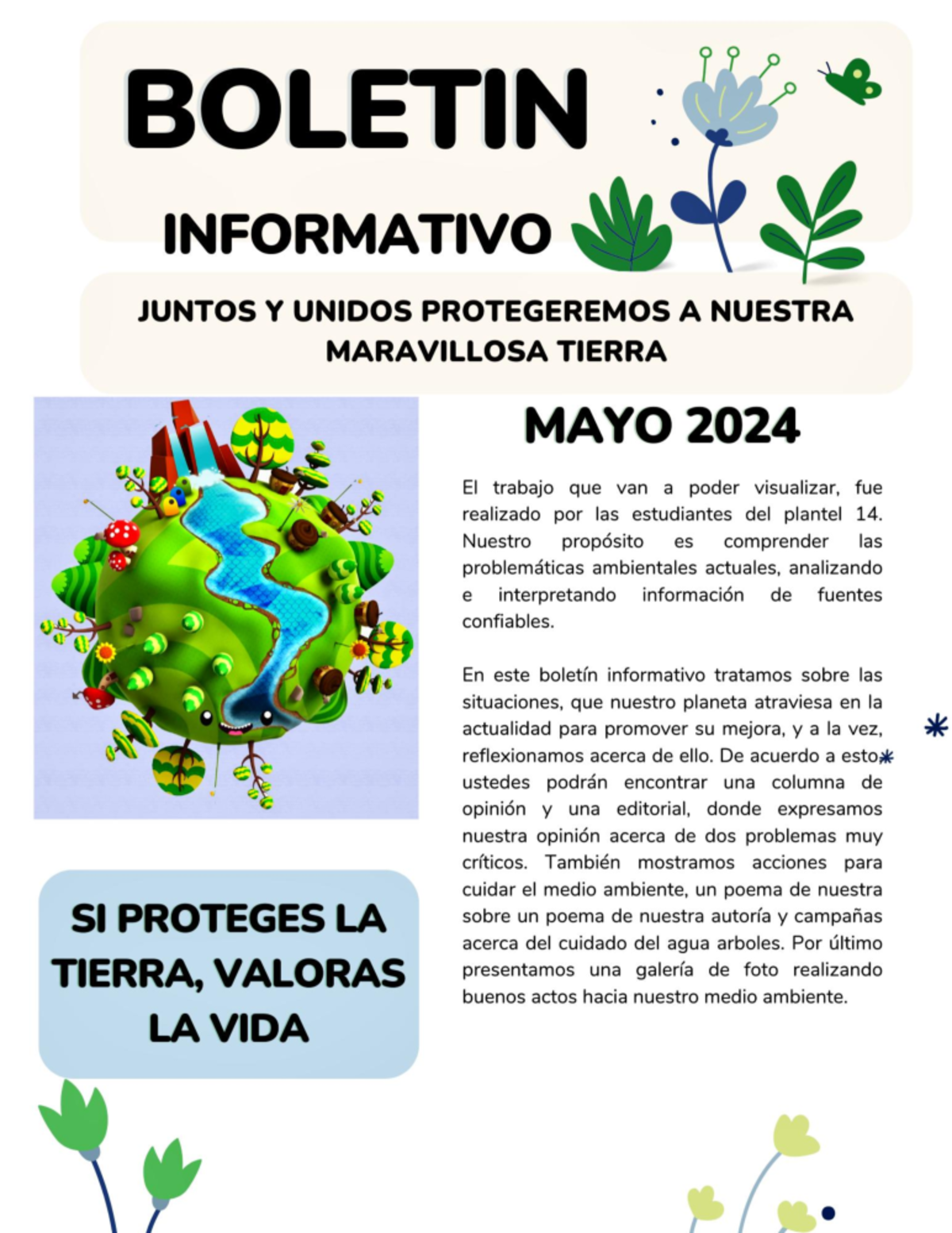 Folleto Informativo - BOLETIN INFORMATIVO JUNTOS Y UNIDOS PROTEGEREMOSA ...