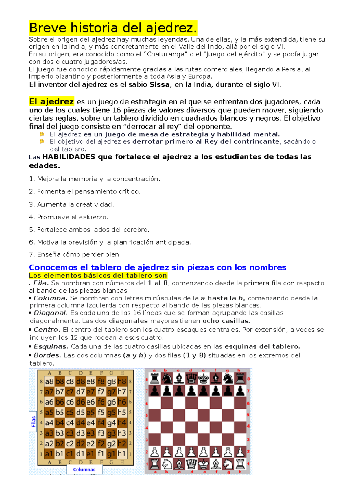 Breve historia del ajedrez 2023 - Sobre el origen del ajedrez hay ...