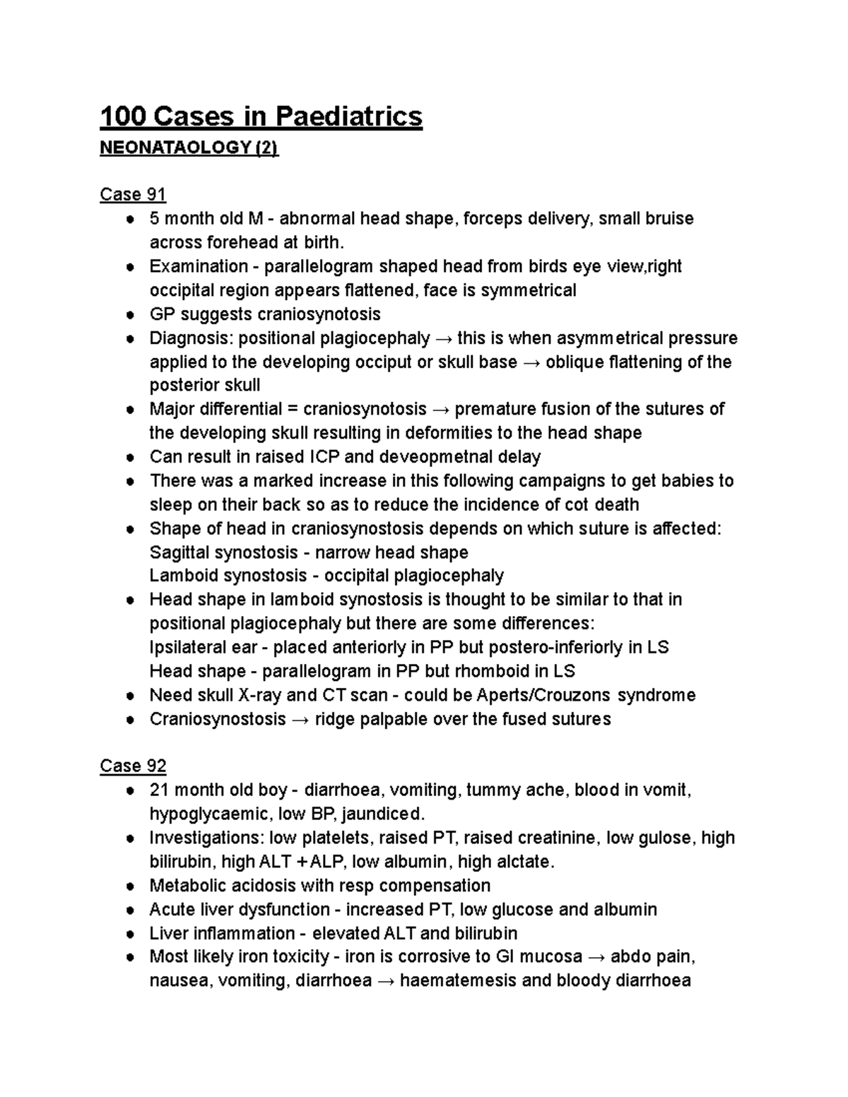 100 Cases in Paediatrics - Neonataology (2) - 100 Cases in Paediatrics ...