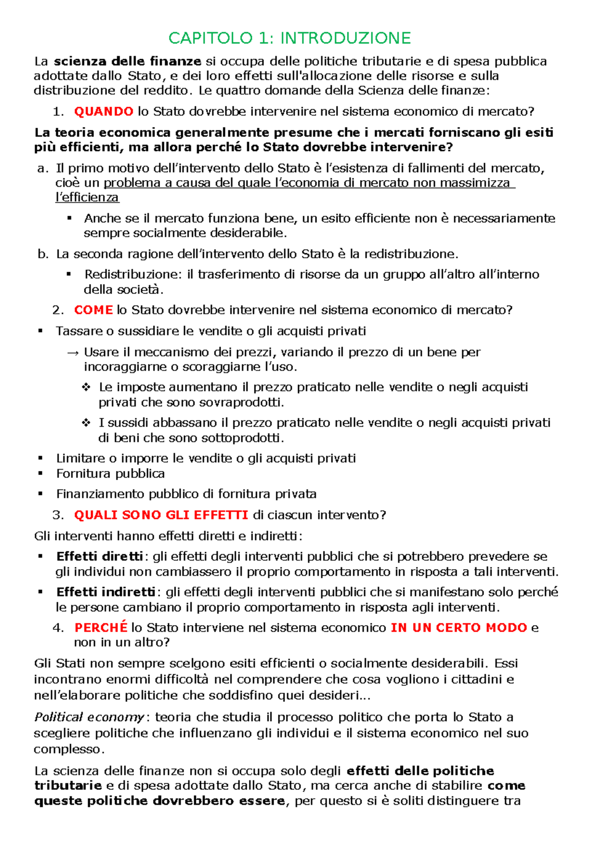 Riassunto di tutte le slide riguardanti le lezioni del 2020/2021 ...