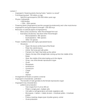 Unit 3 4 Flowers Study Guide - The making of a flower Learning ...