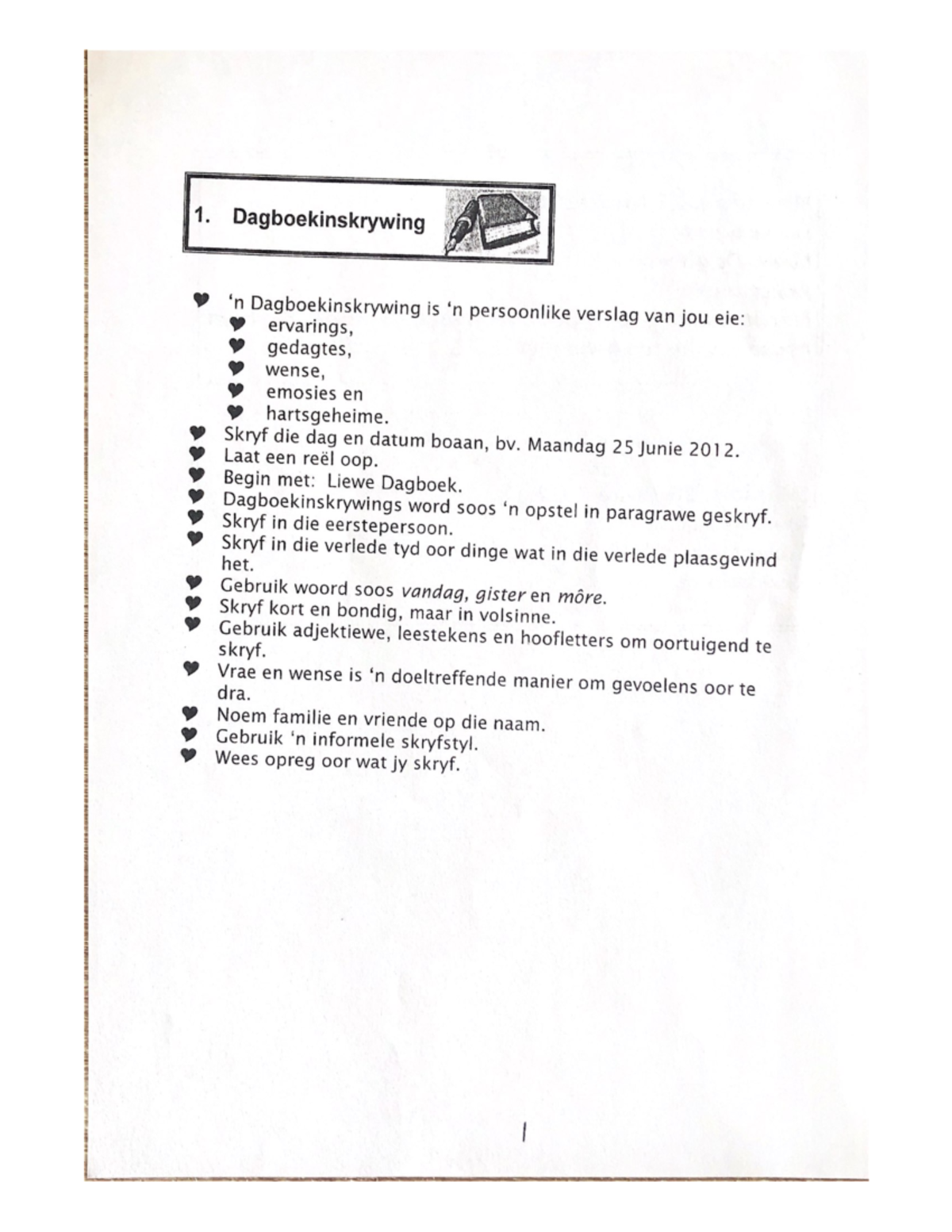 Stelwerk-Vakansie-Werk - KORT TRANSAKSIONELE TEKSTE 1 ...