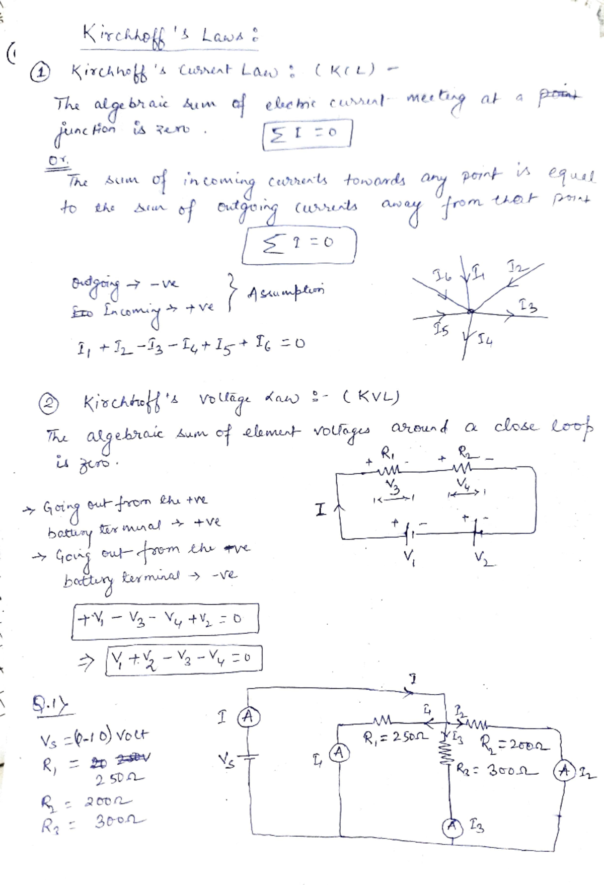 2. Lecture 2 - KVL and KCL - Kirchhe "S Laws Kirchhokh 's Cuneat Lasd ...