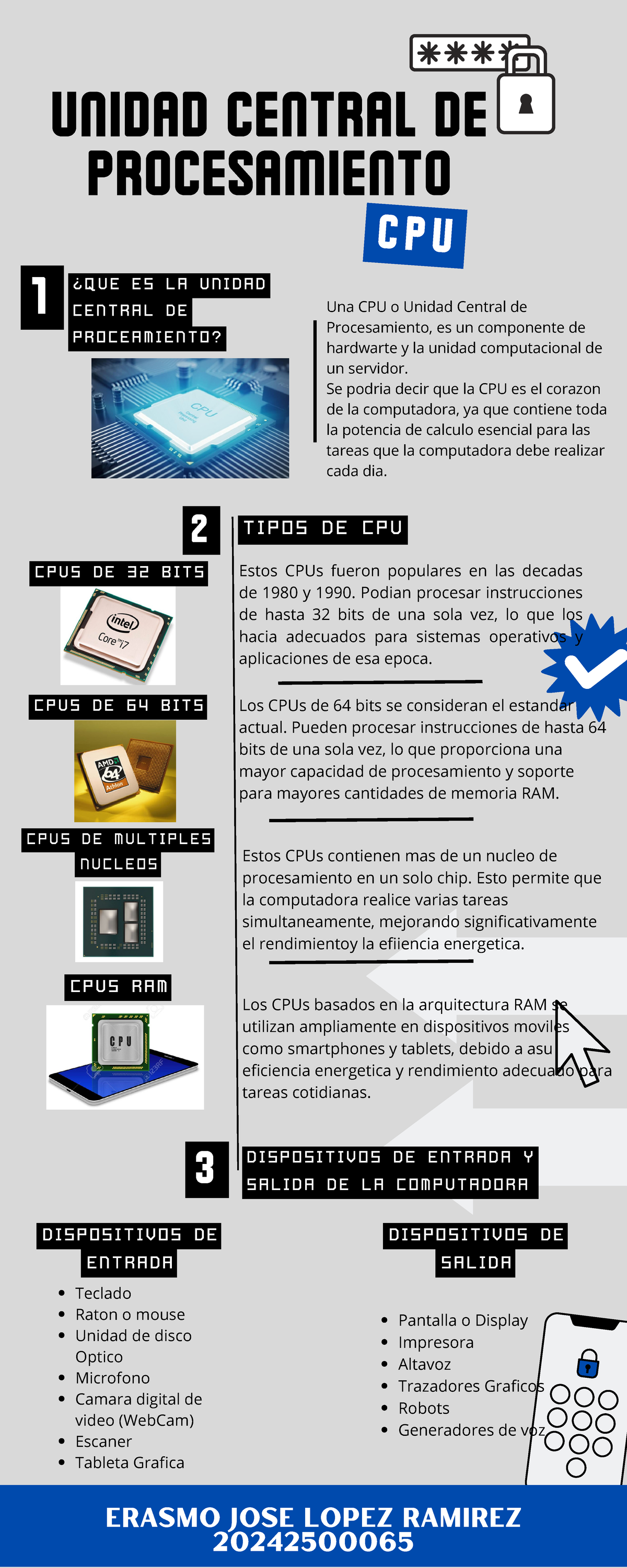 Infografia - Intr. a la Informática - UNIDAD CENTRAL DE PROCESAMIENTO c ...