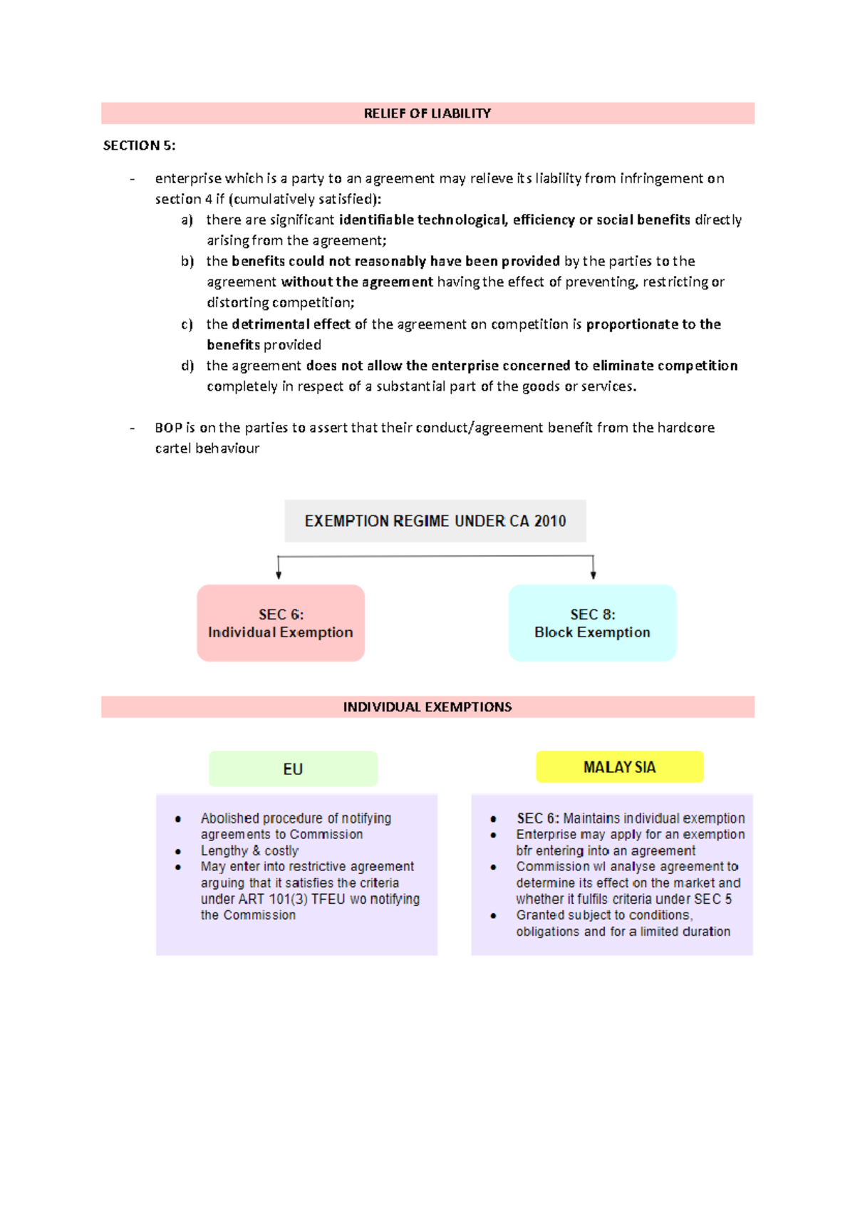 Relief OF Liability - RELIEF OF LIABILITY SECTION 5: enterprise which ...