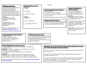NUR 215 CJ Concept Map Assignment pain (1) - Name Sara Bridger Clinical ...