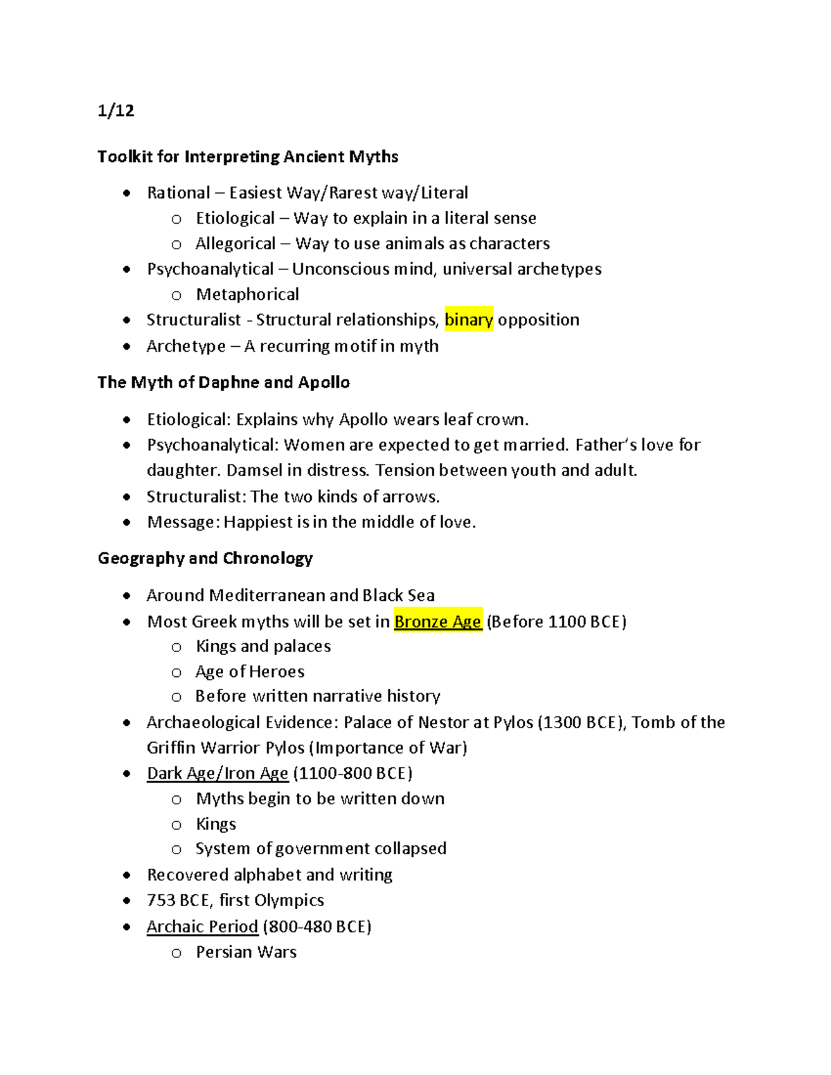 Mythology Took Kit - 1/ Toolkit for Interpreting Ancient Myths Rational ...