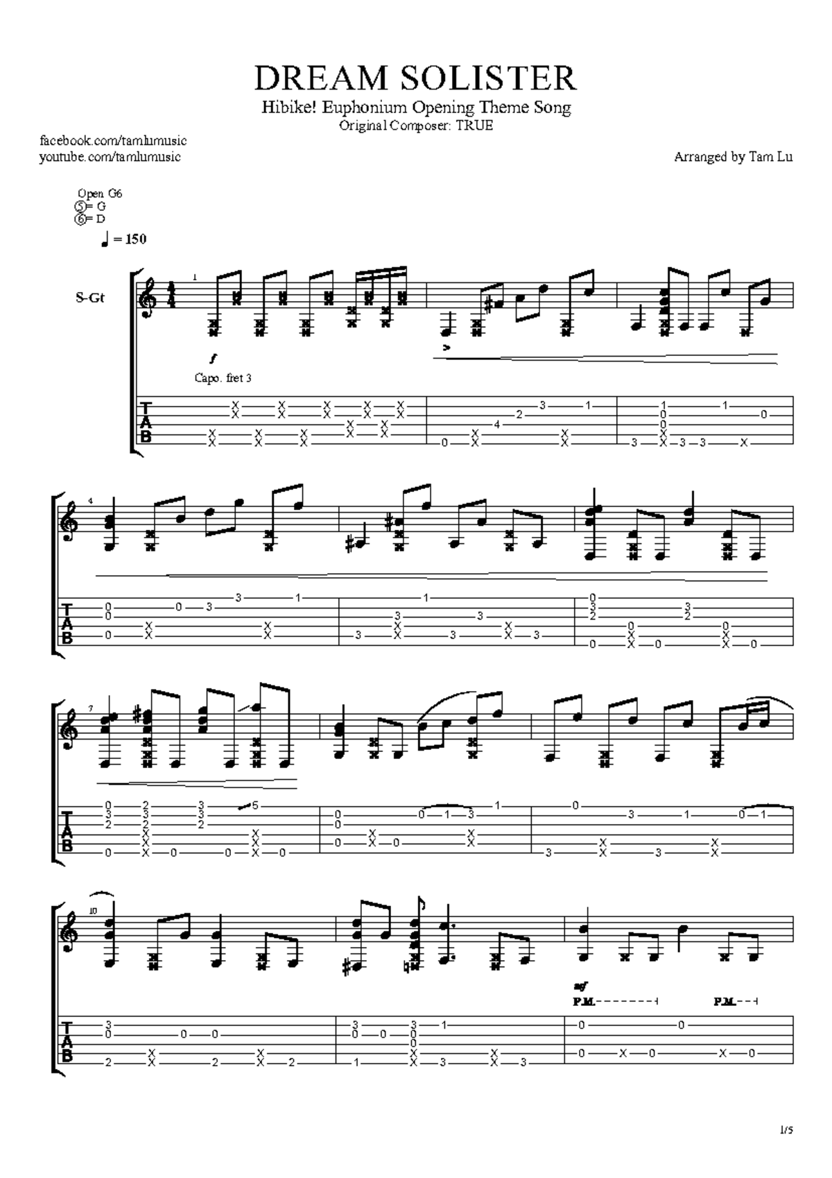 Hibike Euphonium OP - Dream Solister - DREAM SOLISTER Hibike! Euphonium ...