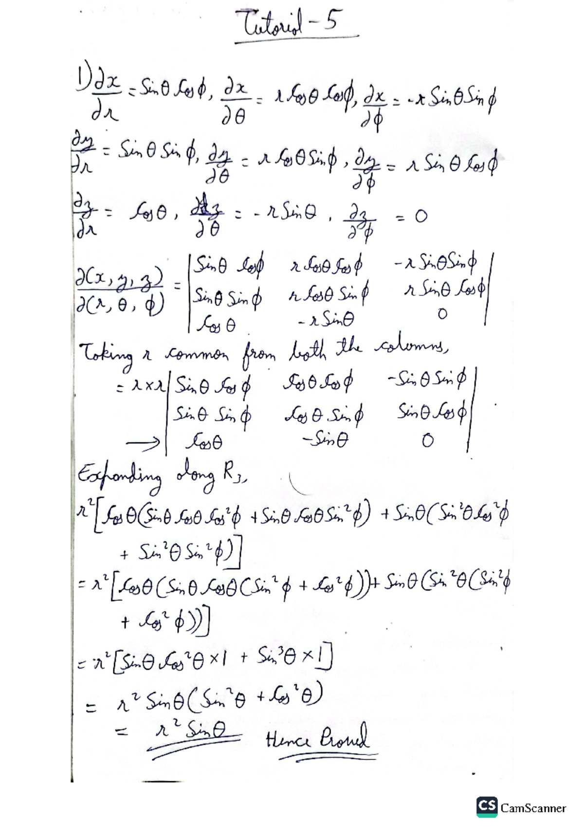 Tutorial 5 - Important problems and solutions in engineering mathematics - computer science ...