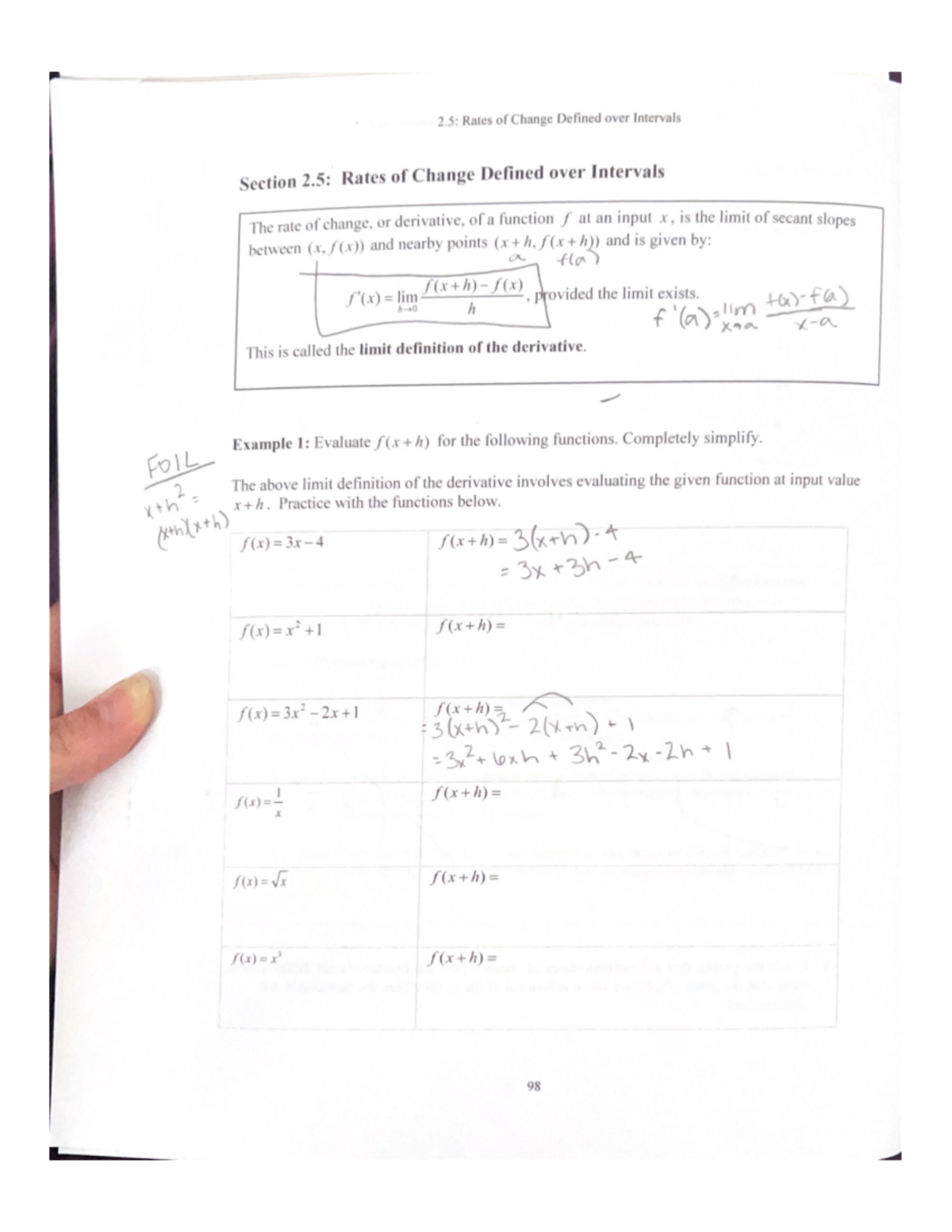 2.5 Rates of Change Defined over Intervals - MATH1020 - Studocu