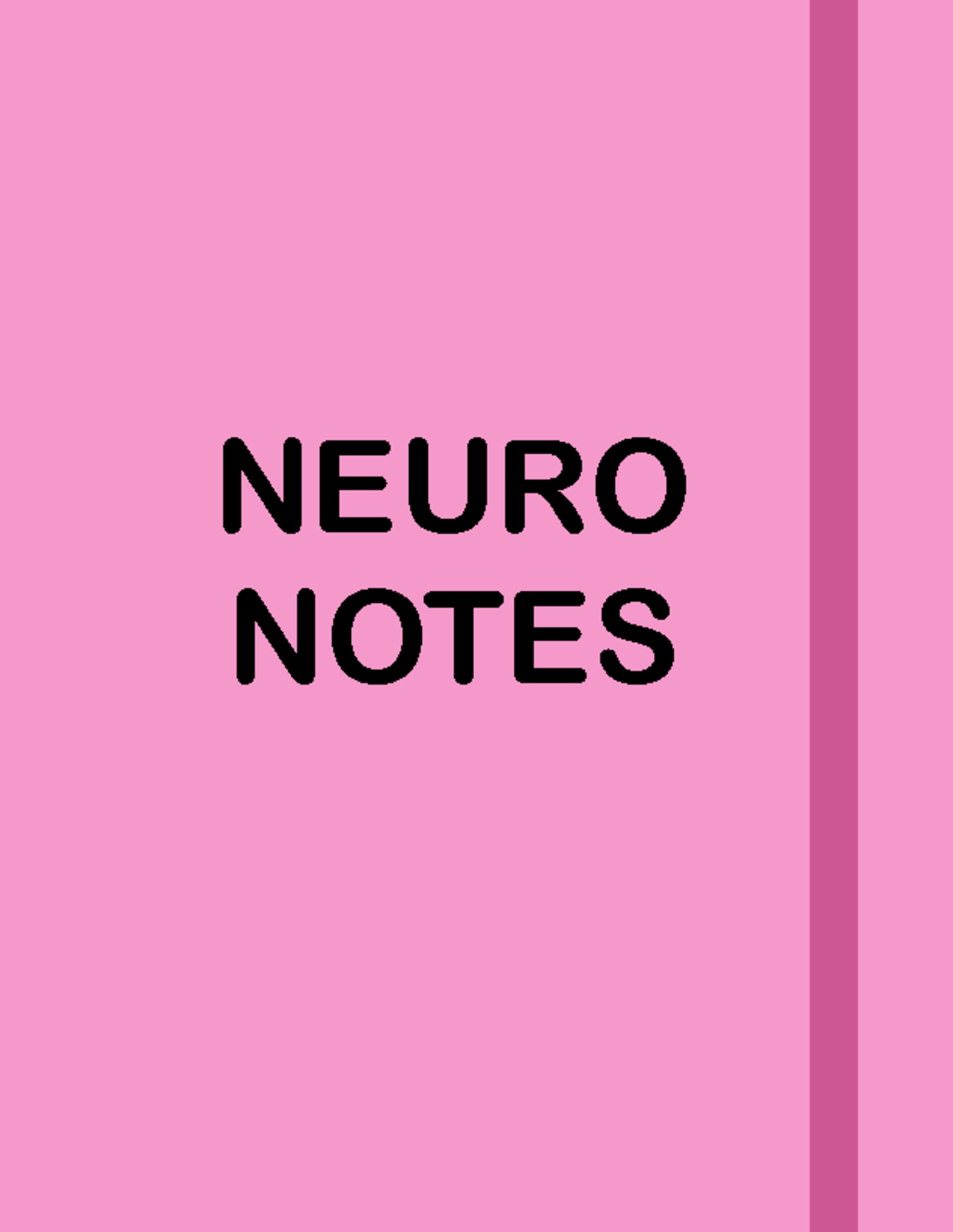 Neuro-notes - NEURO NOTES CNS PNS Brain & Spinal Lord ① Nenetanial 12 ...
