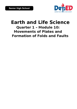 Module 6 - Earth and Life Science - Earth and Life Science Quarter 1 ...