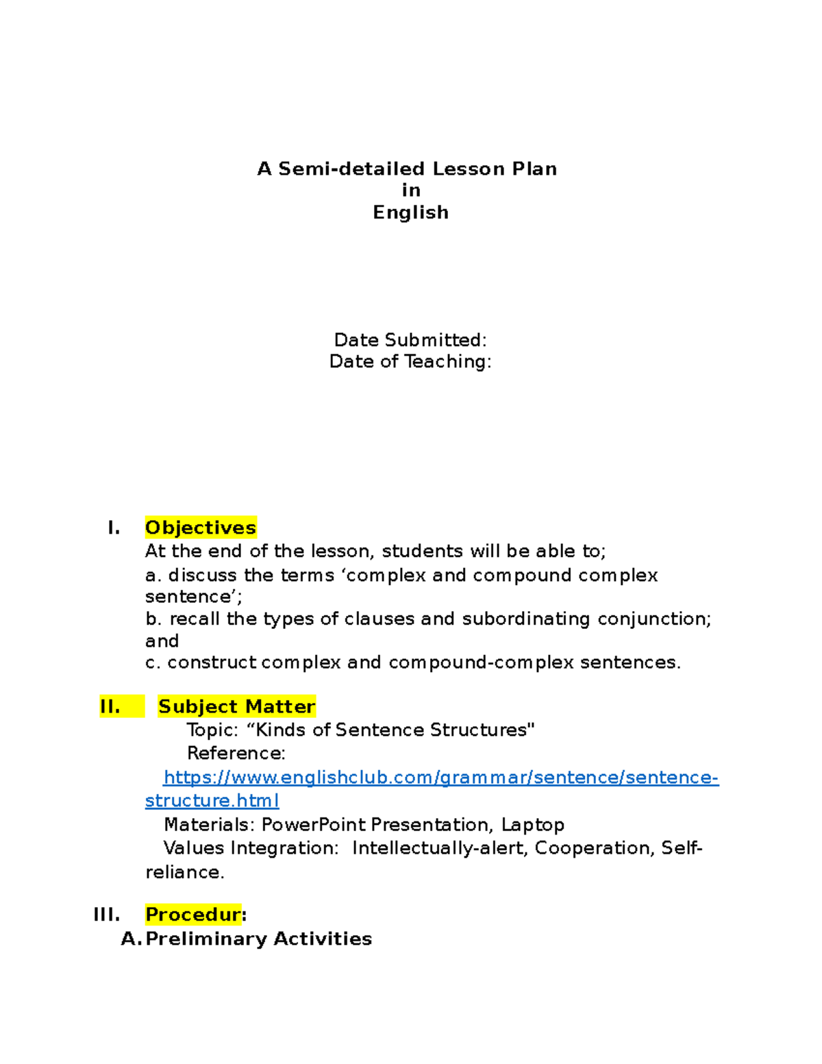 Complex-and-Compound-complex-sentence - Teaching Grammar - A Semi ...