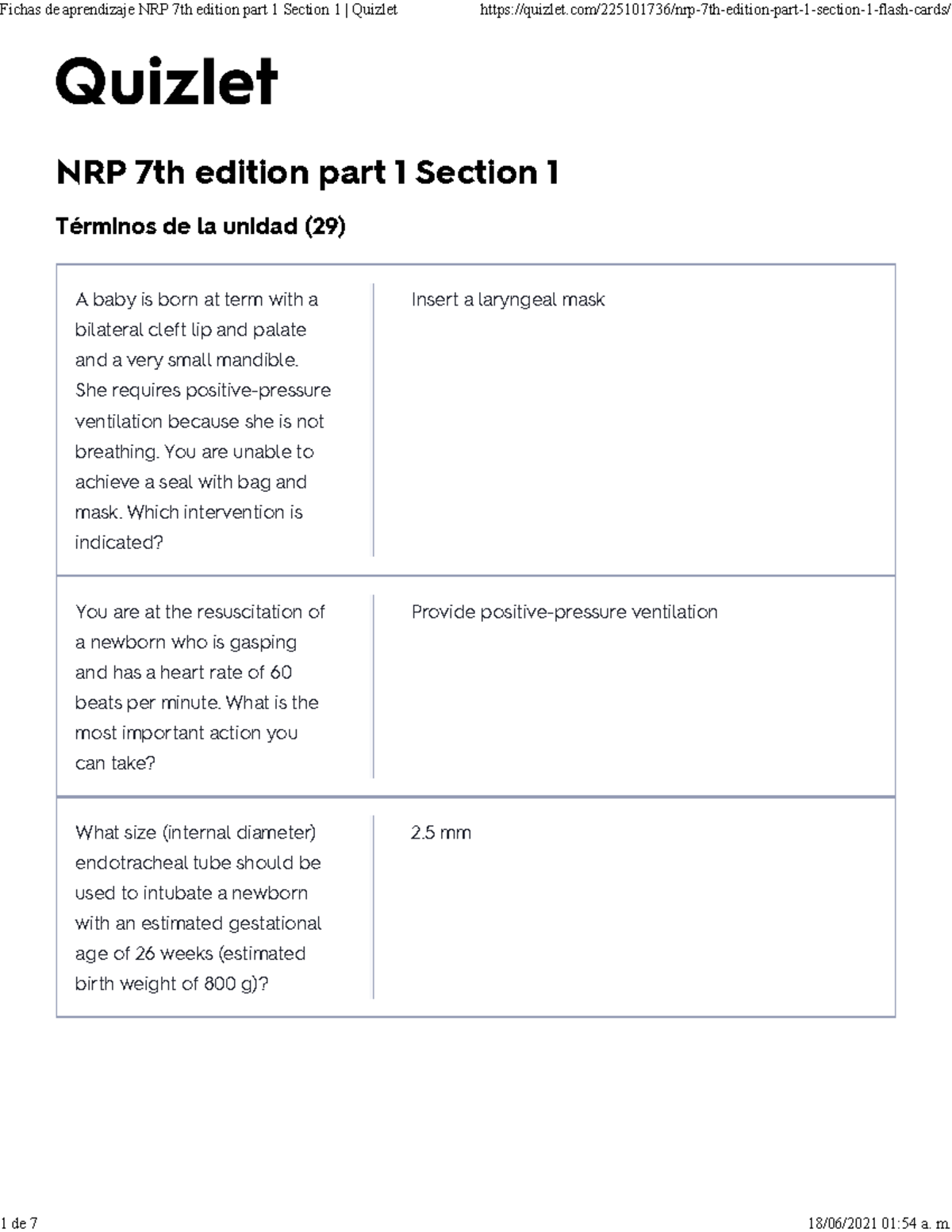 1 25 2018 - preraprac - NRP 7th edition part 1 Section 1 Términos de la ...